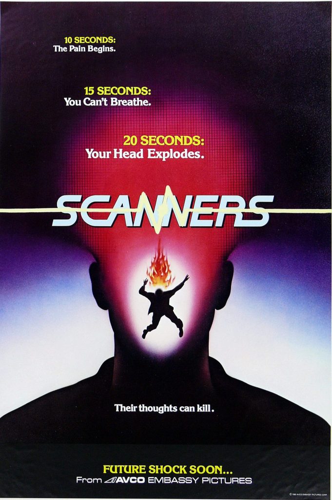 Scanners: The Horror Movie That is Really a Thriller